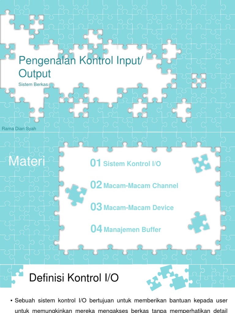 Pengenalan Kontrol Input Output | PDF