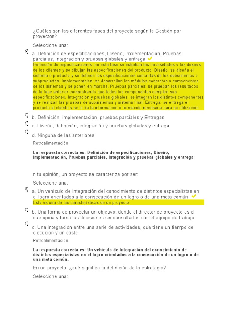 Evaluacion Unidad 1 Gesti+ N de Proyectos VA | PDF | Planificación | Presupuesto
