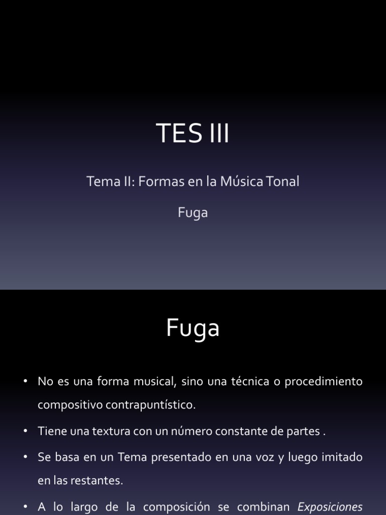 10 - Fuga PDF | PDF | Formas musicales | Composiciones Musicales