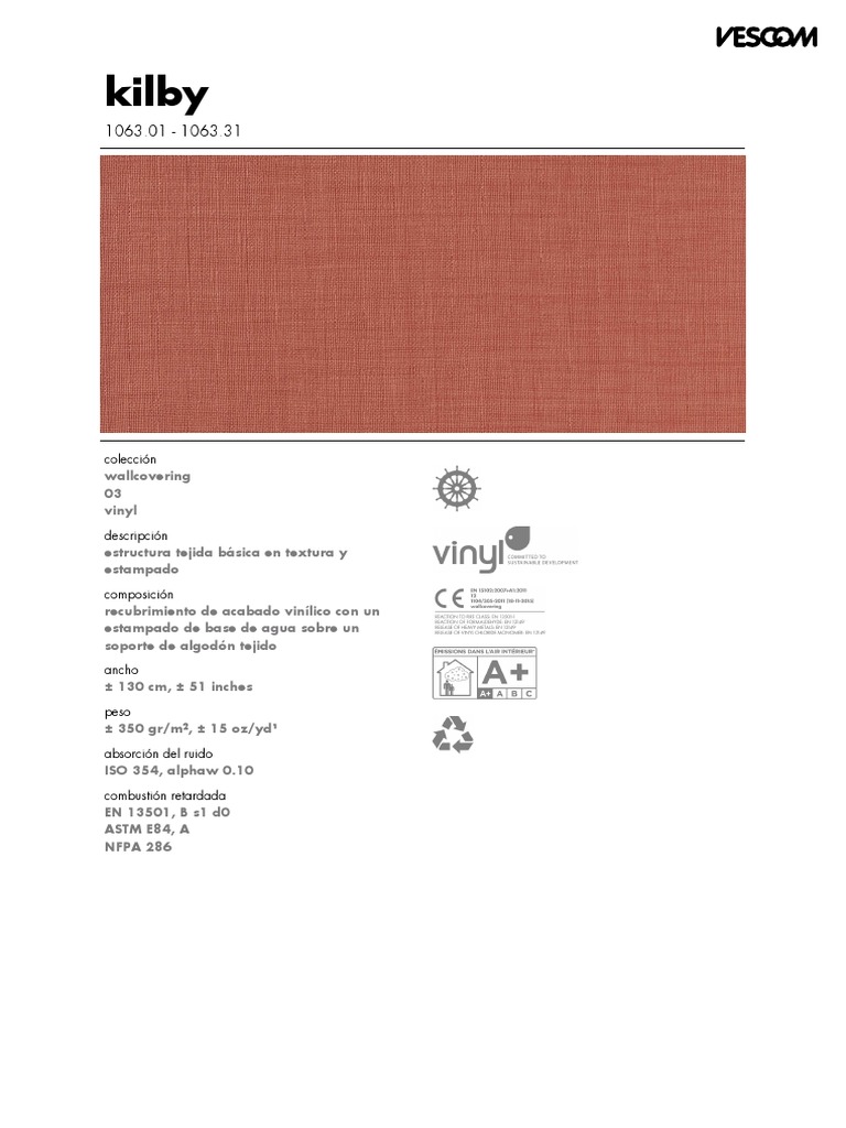 Vescom Kilby 1063.01 1063.31 | PDF