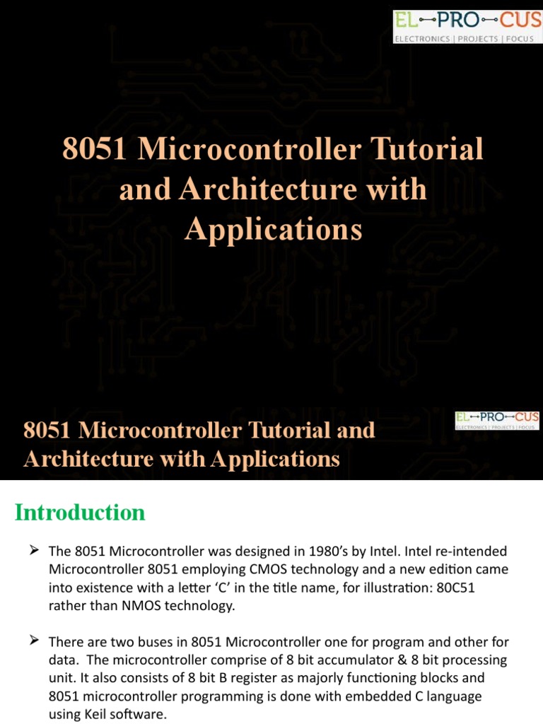 8051 Microcontroller | PDF | Microcontroller | Computer Data Storage