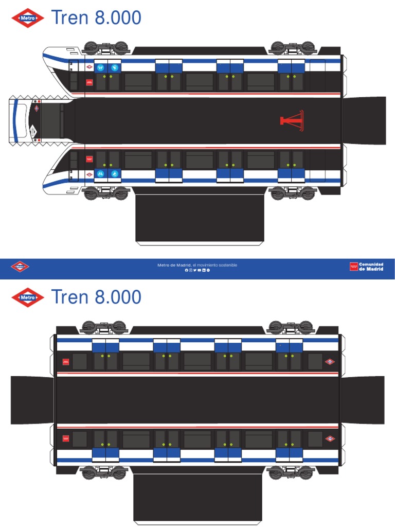 Metro Recortable Tren 8000 PDF | PDF