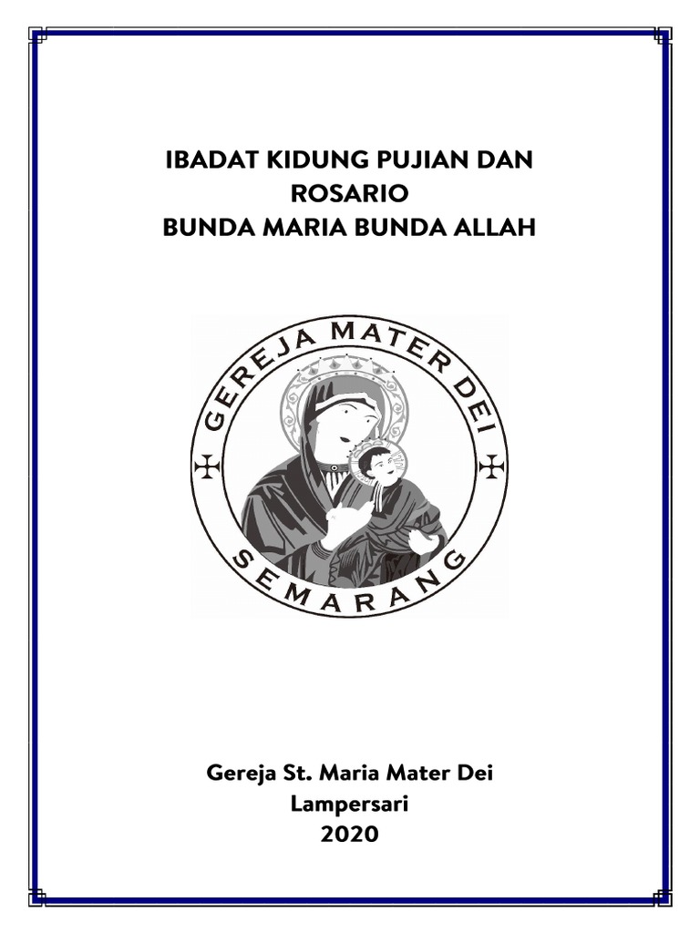 Kidung Pujian Maria | PDF