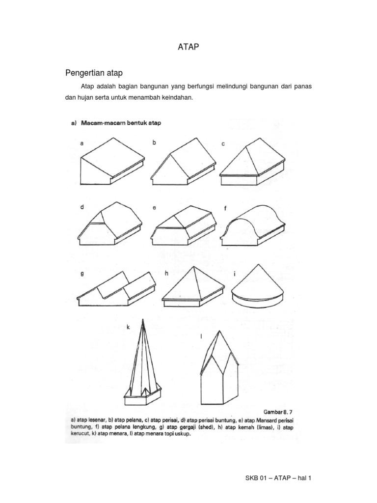 SKB 01 Atap | PDF | Teknologi & Rekayasa