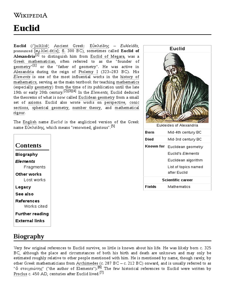 Euclid PDF | PDF | Euclid | Teaching Mathematics