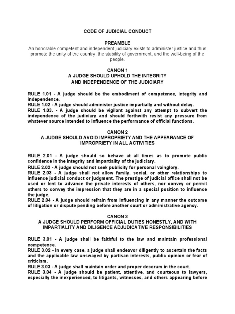 Judicial Ethics | PDF | Judge | Judiciaries