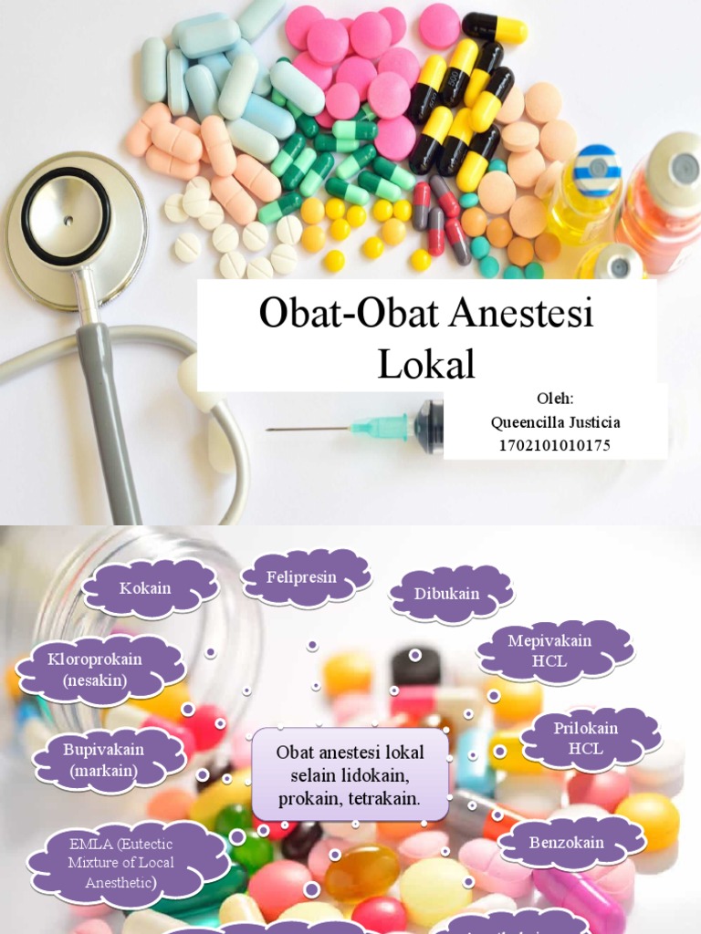 Obat-Obat Anestesi Lokal | PDF