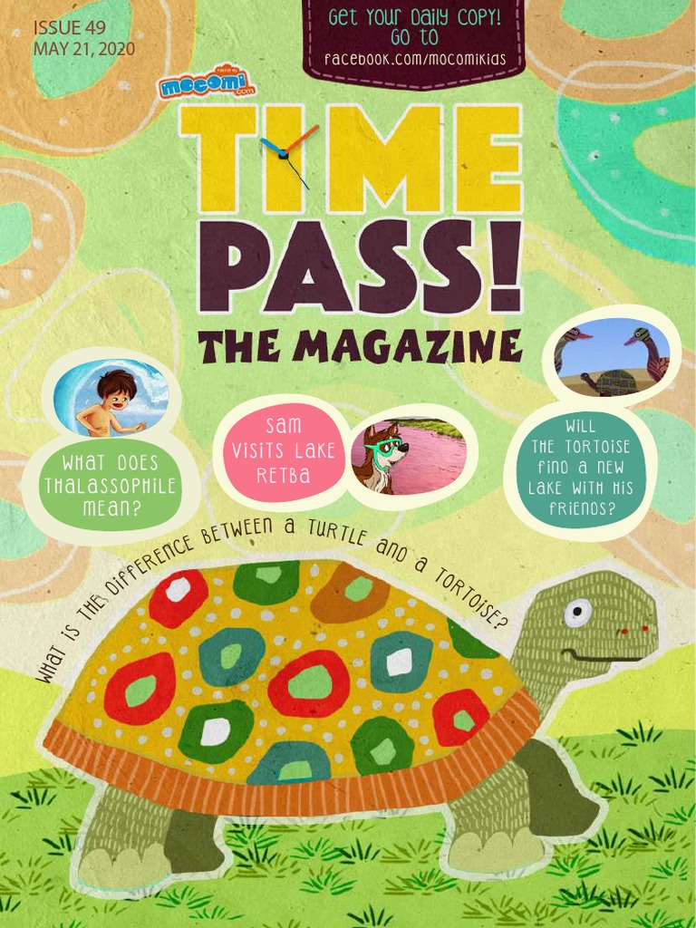 Mocomi TimePass The Magazine - Issue 49 | PDF | Turtle | Nature