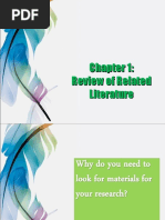 Chapter 1 Guidelines For RRL | PDF | Citation | Psychological Concepts