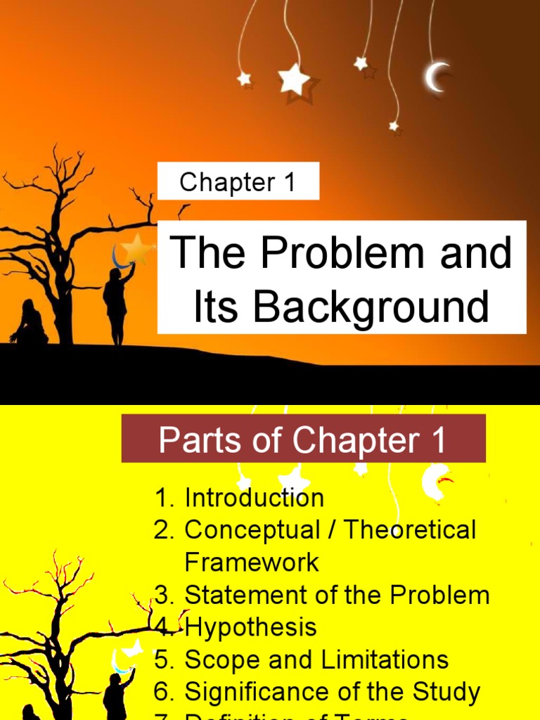 Chapter 1 The Problem and Its Background WK 13 | PDF | Theory | Hypothesis