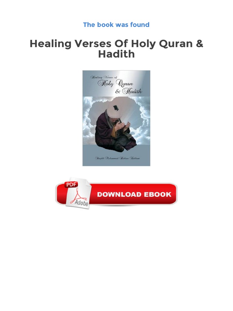 Healing Verses from Quran and Hadith | PDF | Hadith | Quran