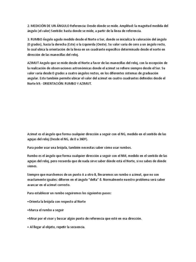 Azimut Pdf Azimut Cartografía
