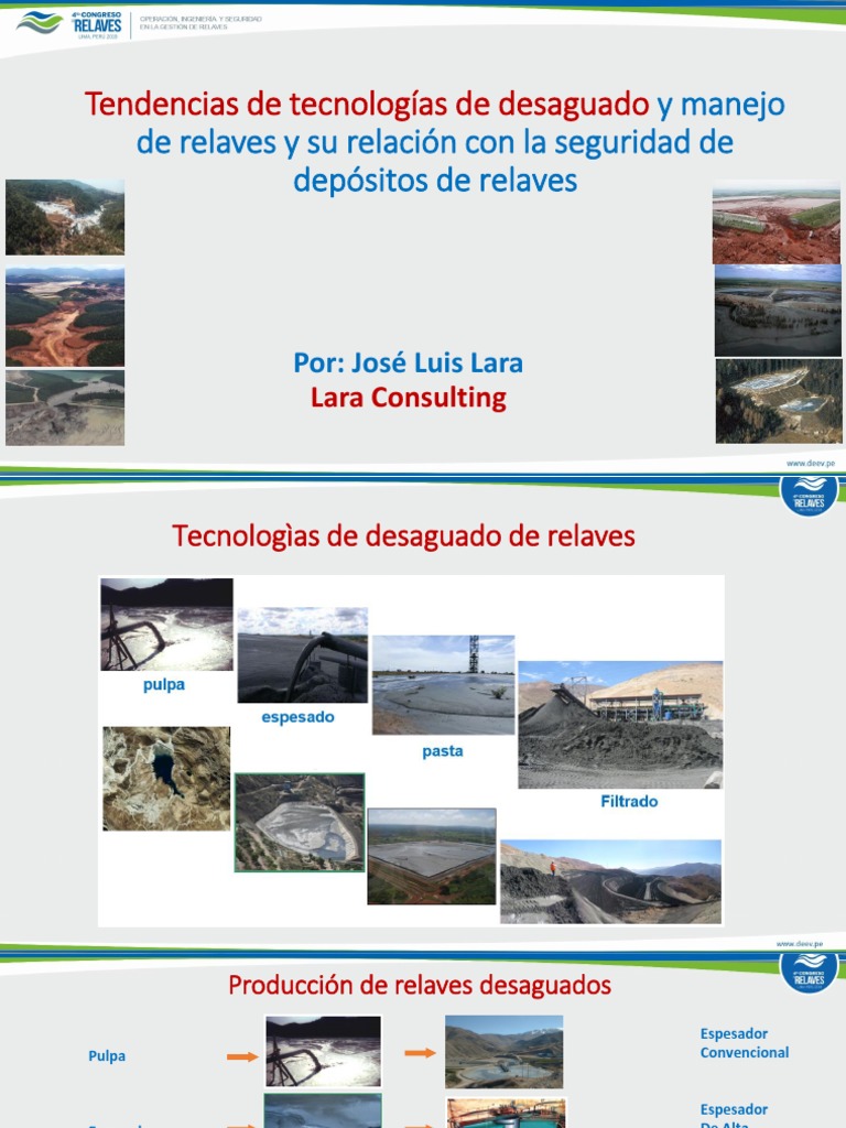 Lara Consulting - Congreso Relaves 2019 - Deev | PDF | Minería | Naturaleza