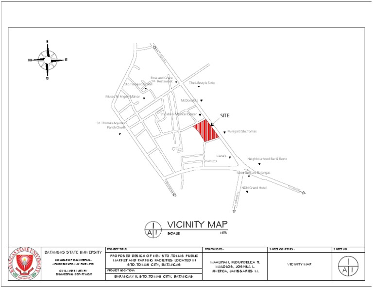 Vicinity Map Vicinity Map: Batangas State University | PDF | Business