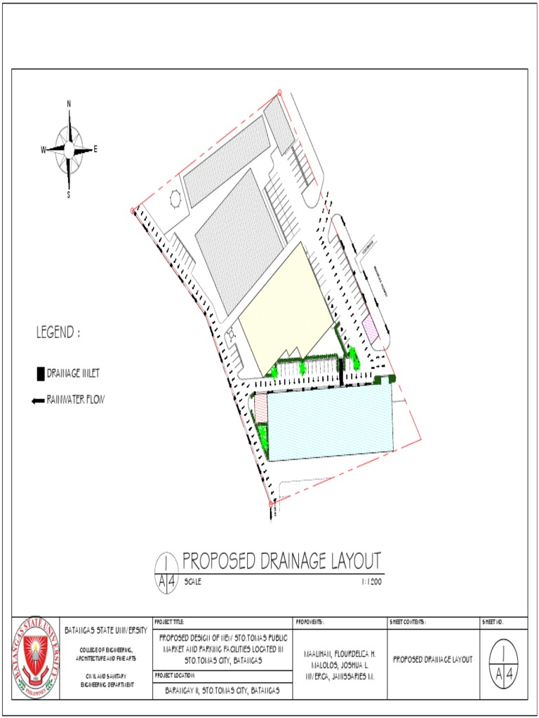 Proposed Drainage Layout: Legend | PDF