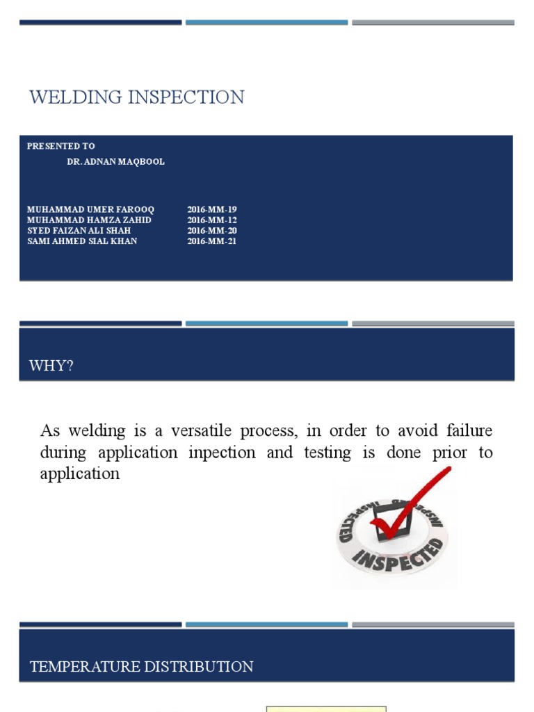 Welding Inspection | PDF