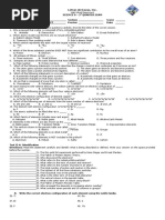 Science 8 3rd Quarter Exam Guide | PDF | Matter | Chemical Elements