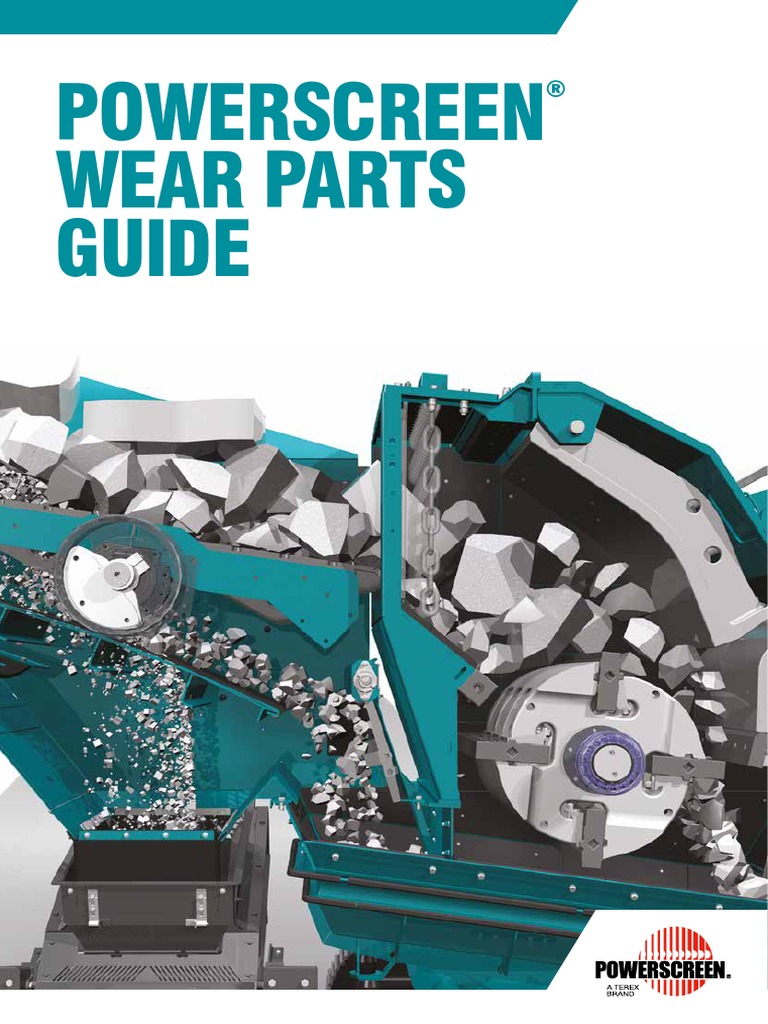 Powerscreen Wear Parts Guide | PDF | Wire | Economic Sectors