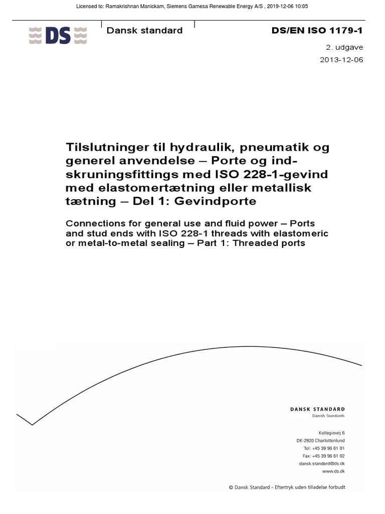 DS - en Iso 1179-1 - 2013 | PDF