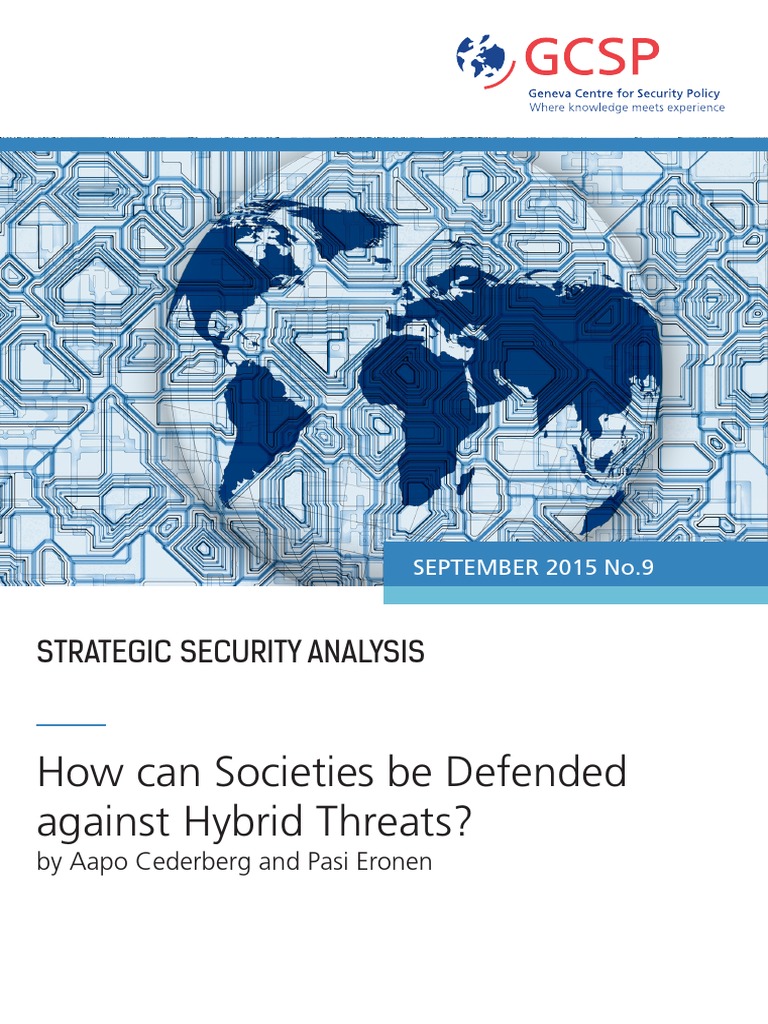 Defending Societies from Hybrid Threats | PDF | Counterintelligence ...
