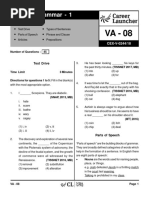 VARC 1000 Notes | PDF | Argument | Inference