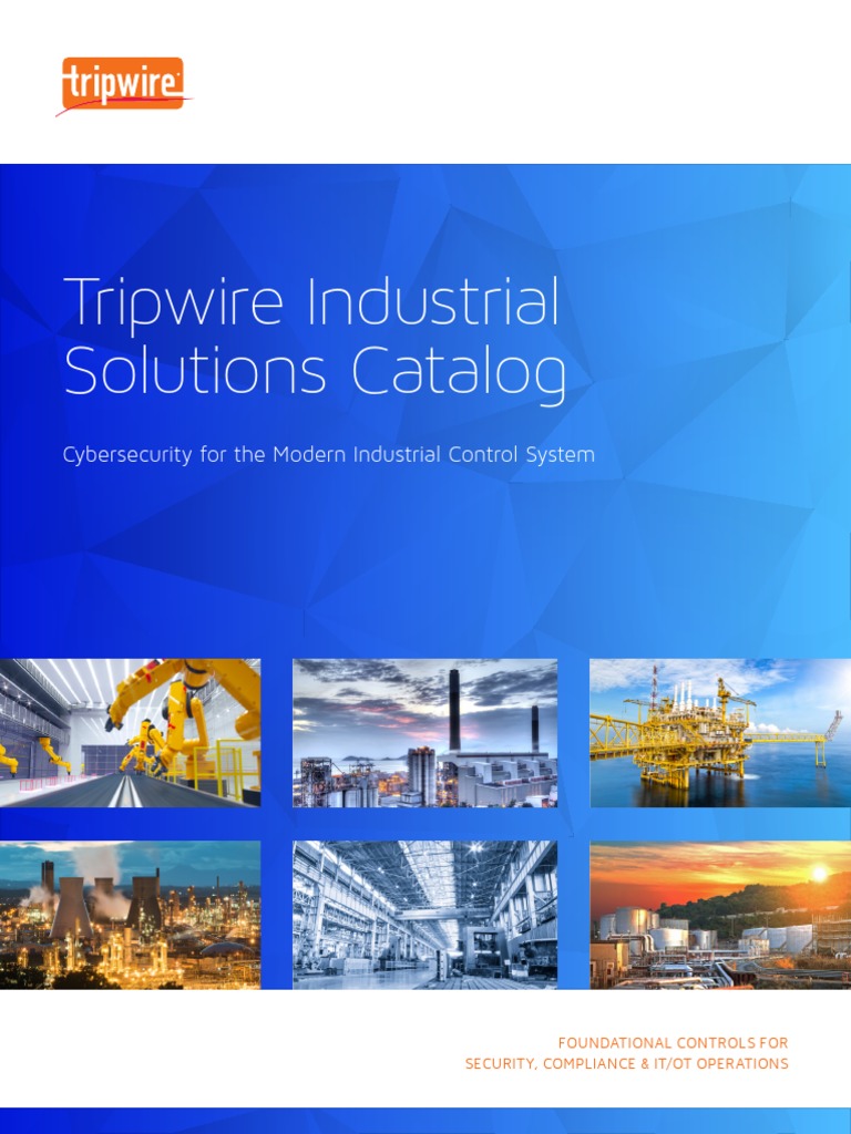 Tripwire Industrial Solutions Catalog PDF | PDF | Computer Security | Security