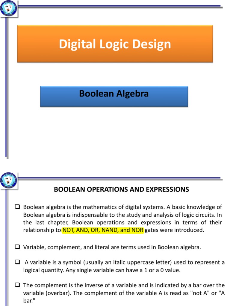 Boolean Algebra | PDF | Boolean Algebra | Teaching Mathematics