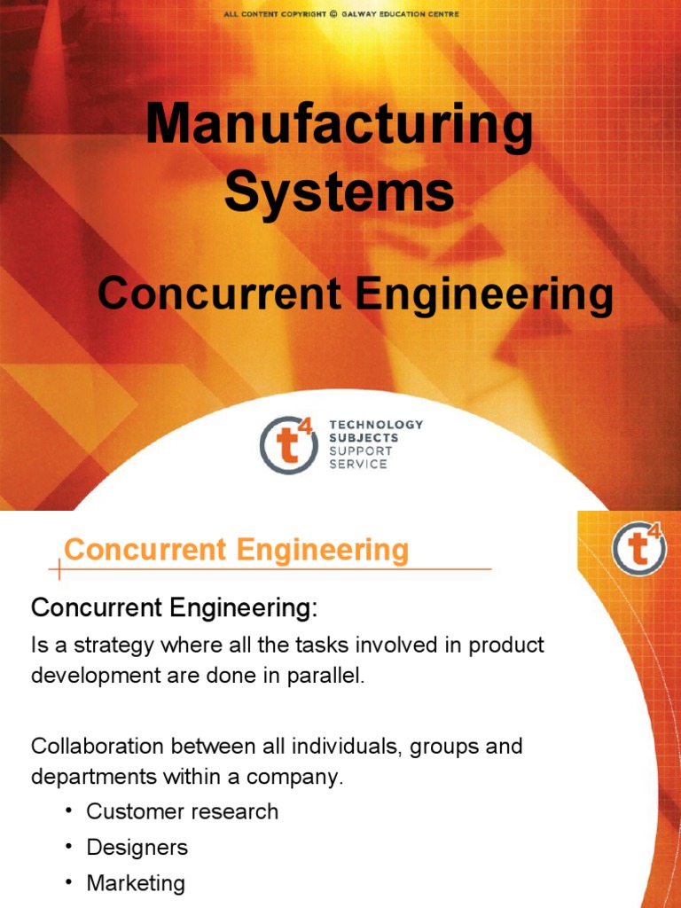 Manufacturing Systems: Concurrent Engineering | PDF | Reuse ...