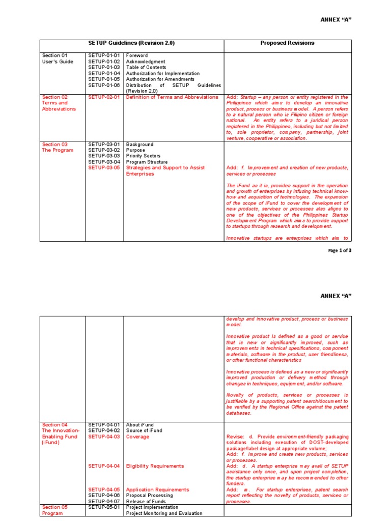 Annex "A": Section 01 User's Guide | PDF | Startup Company | Small ...