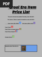 Ancients - Supreme Values | PDF