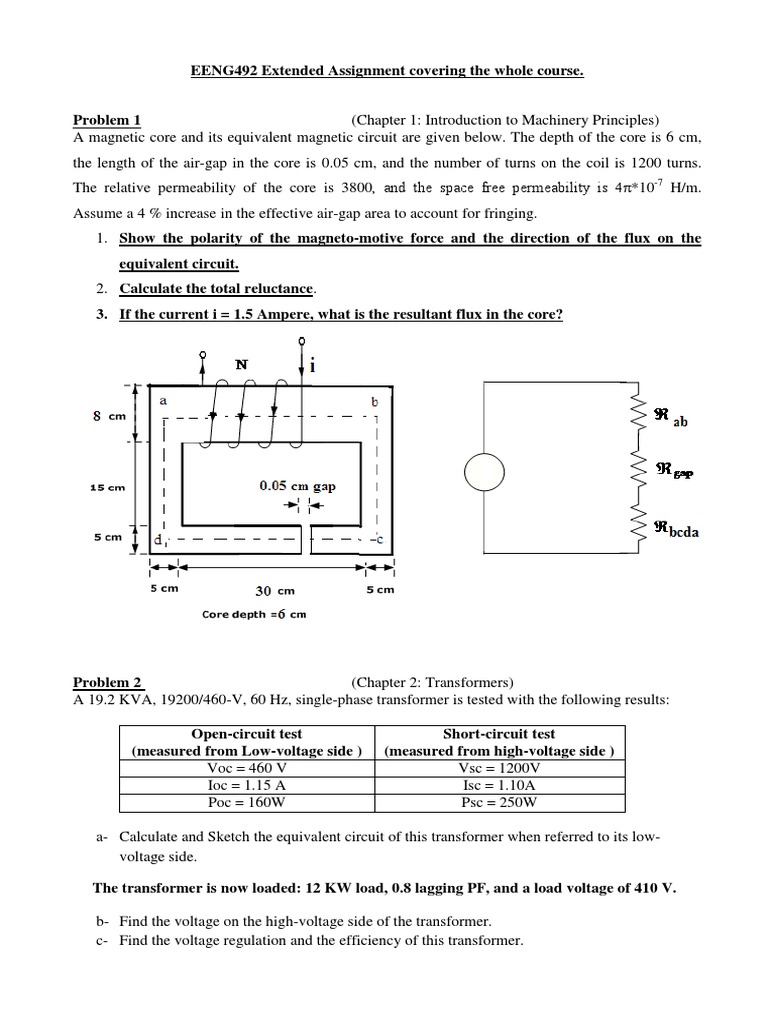 EENG492 Extended Assignment Spring 2019-2020 - v4 | PDF | Electric ...
