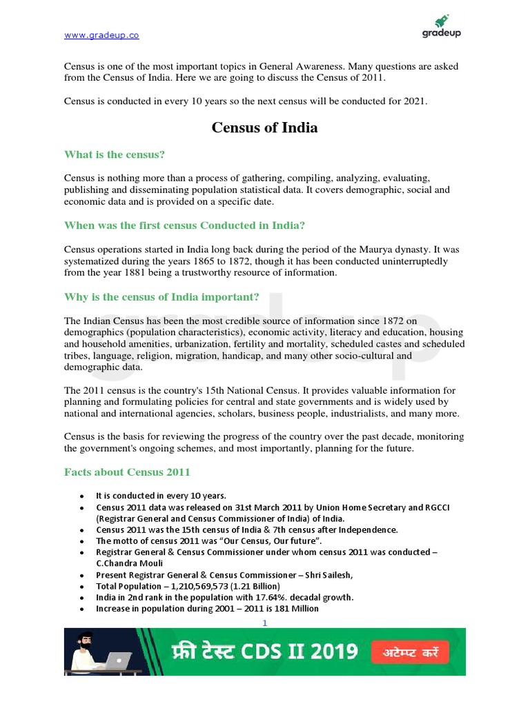 Key Insights from Census 2011 India | PDF | South Asia | Asia