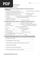 Achievers B1 Vocabulary Worksheet Consolidation Unit 2 | PDF | Clothing ...