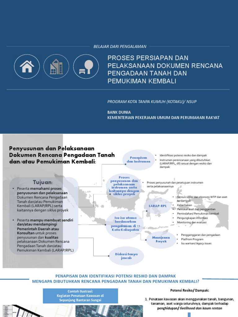 Pelatihan Penyusunan Dan Pelaksanaan LARAP-RPL | PDF