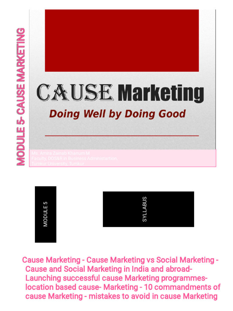 Cause Marketing | PDF