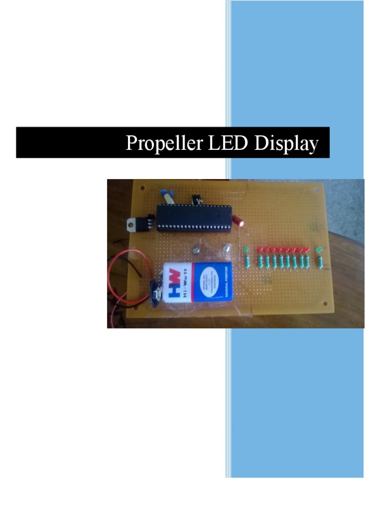 Report Final Propeller PDF | Download Free PDF | Microcontroller ...