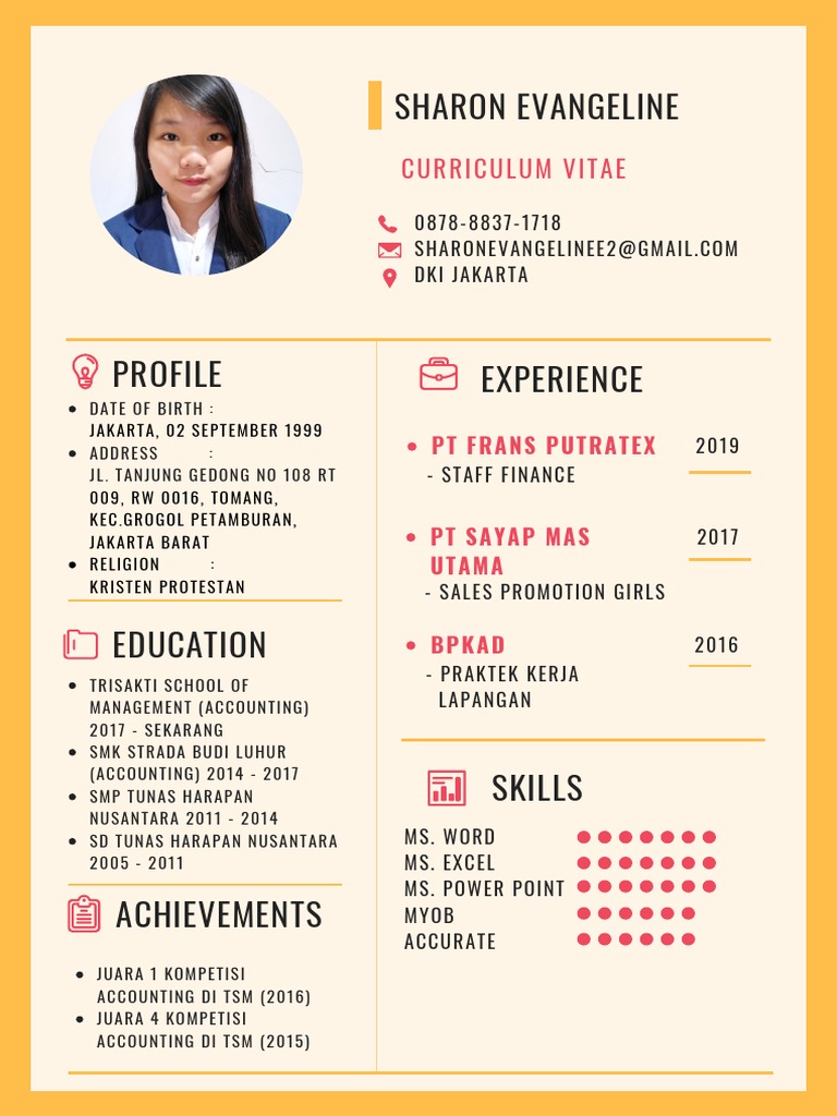 CV Sharon PDF | PDF