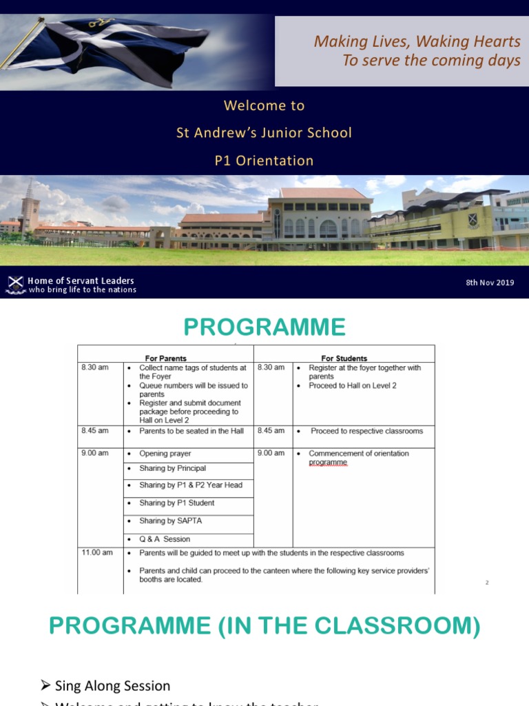 P1 Orientation - Principal Slides PDF | Download Free PDF | Special ...