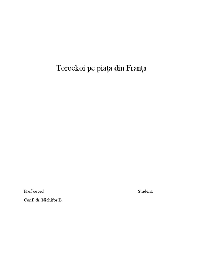 Branza in Franta | PDF
