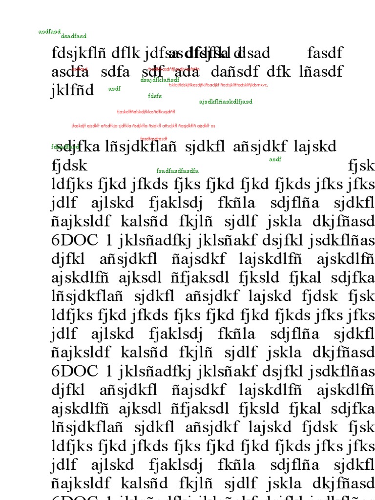 Asdfasd Dsadfasd: Asdfasd Fsadfjklasdñfjlasdjviosñdfn | PDF