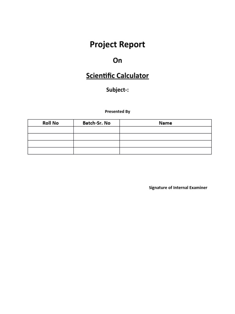 Python Scientific Calculator Report | PDF | Python (Programming ...