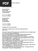 Litanya Sa Mahal Na Birhen Maria | PDF