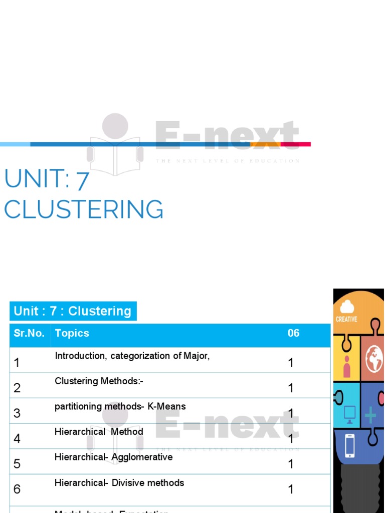 Clustering | PDF | Cluster Analysis | Data Mining