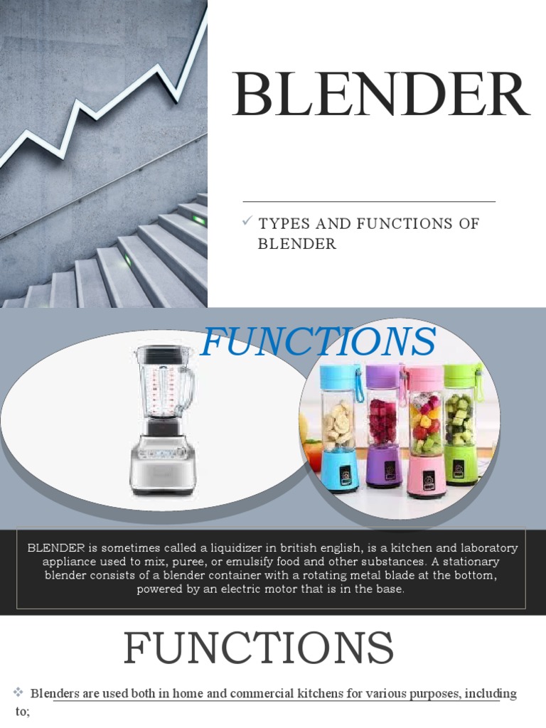 Blender: Types and Functions of Blender | PDF | Blender | Home