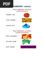 Alimentos en Aymara | PDF | Cocina, comidas y vino