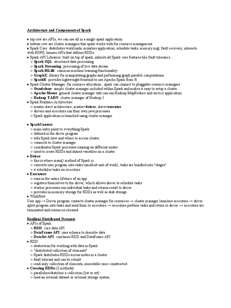 Lecture 2 | PDF | Apache Spark | Apache Hadoop