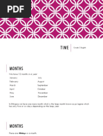 Oromo Months and Their English Names | PDF | Social Science