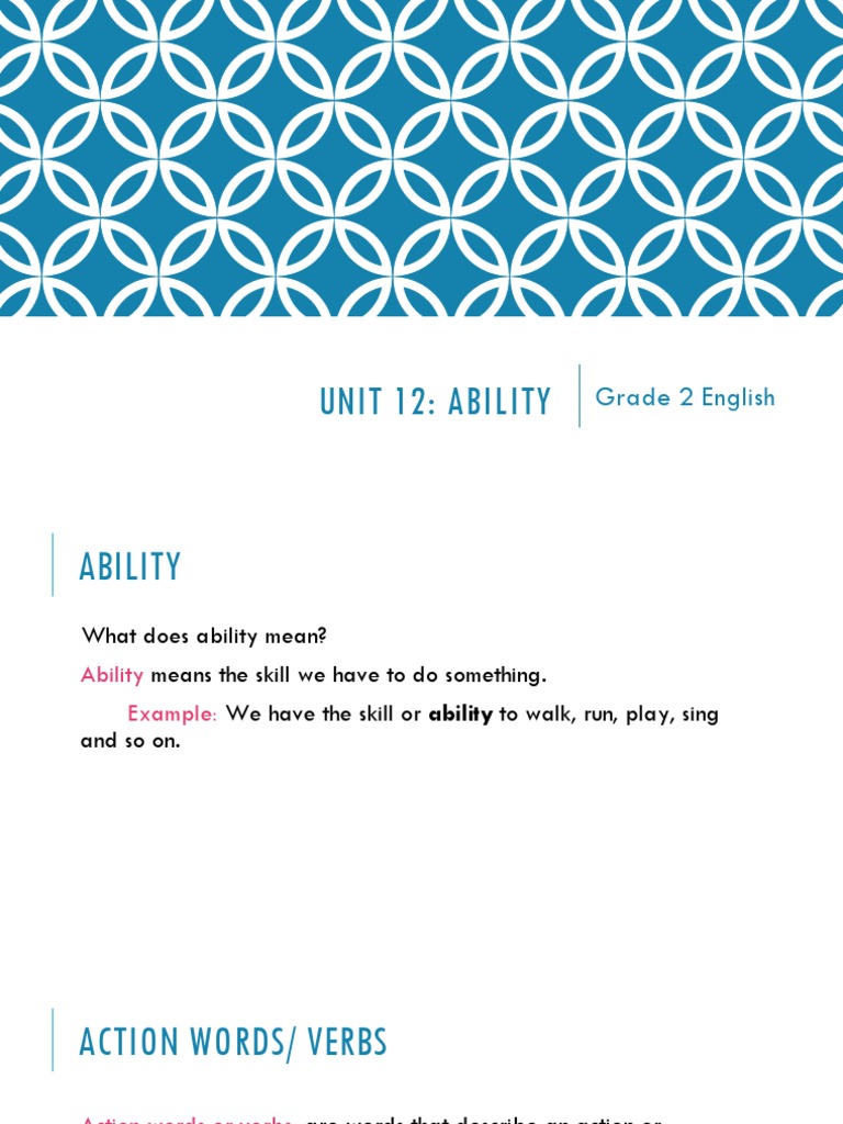 Grade 2 English: Understanding Ability | PDF