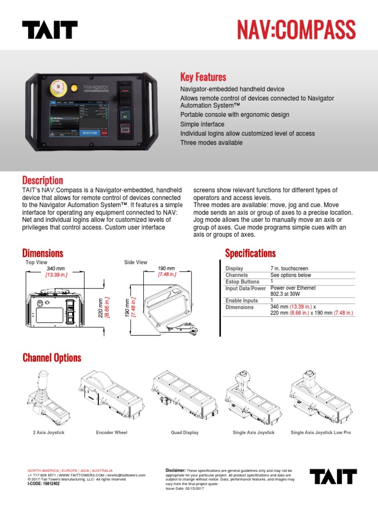 Compass Cutsheet PDF | PDF | Touchscreen | Mobile Device