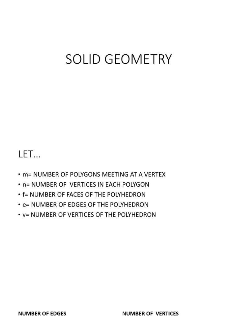 Solid Geometry Paper | PDF | Linear Programming | Euclid